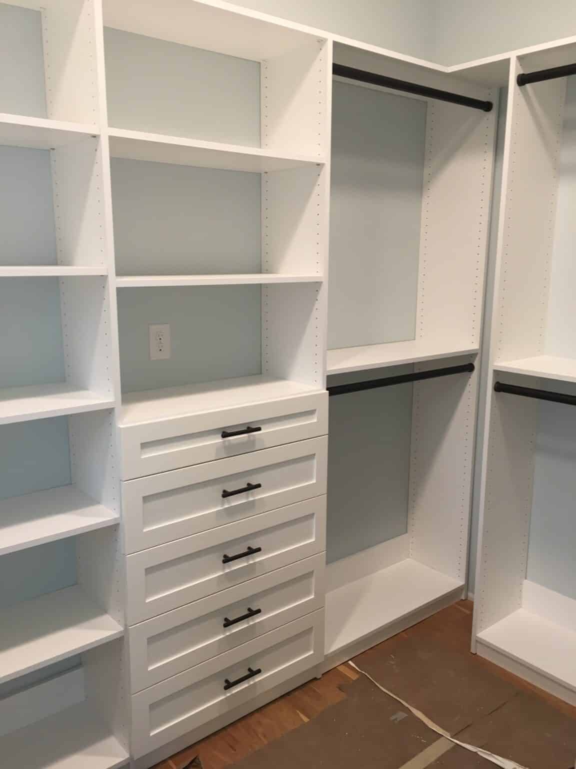 3 Tips for Choosing Open vs. Closed Shelving in Closets - Closet Parts